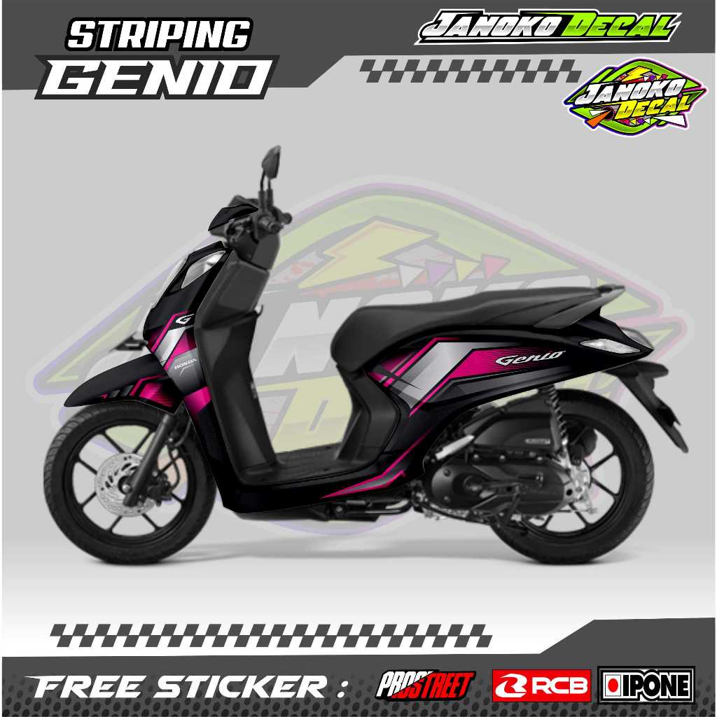 Jual STRIPING VARIASI HONDA GENIO / STICKER LIST VARIASI MOTOR GENIO ...