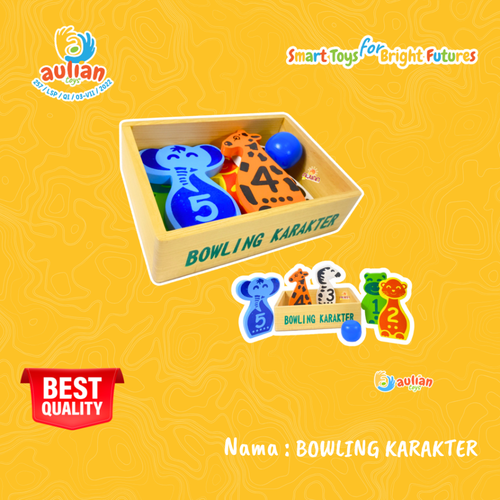 Jual BOWLING KARAKTER - MAINAN ANAK / MAINAN EDUKASI / ALAT PERAGA ...