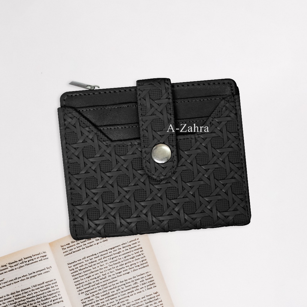 Jual A-ZAHRA 079 DOMPET KARTU DAN UANG MINI / DOMPET GENIE ANYAMAN ...