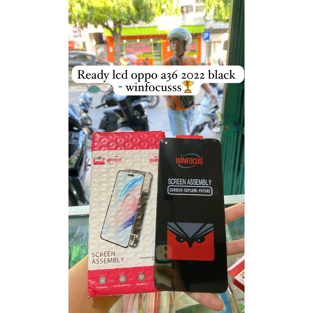 Jual Lcd Oppo A36 2022 Black + Touchscreen Fullset | Shopee Indonesia