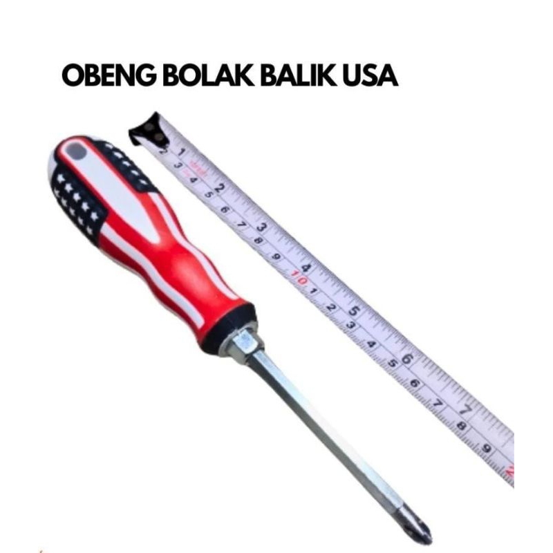 Jual obeng min plus Amerika 2 in 1 obeng kembang kualitas terbaik ...