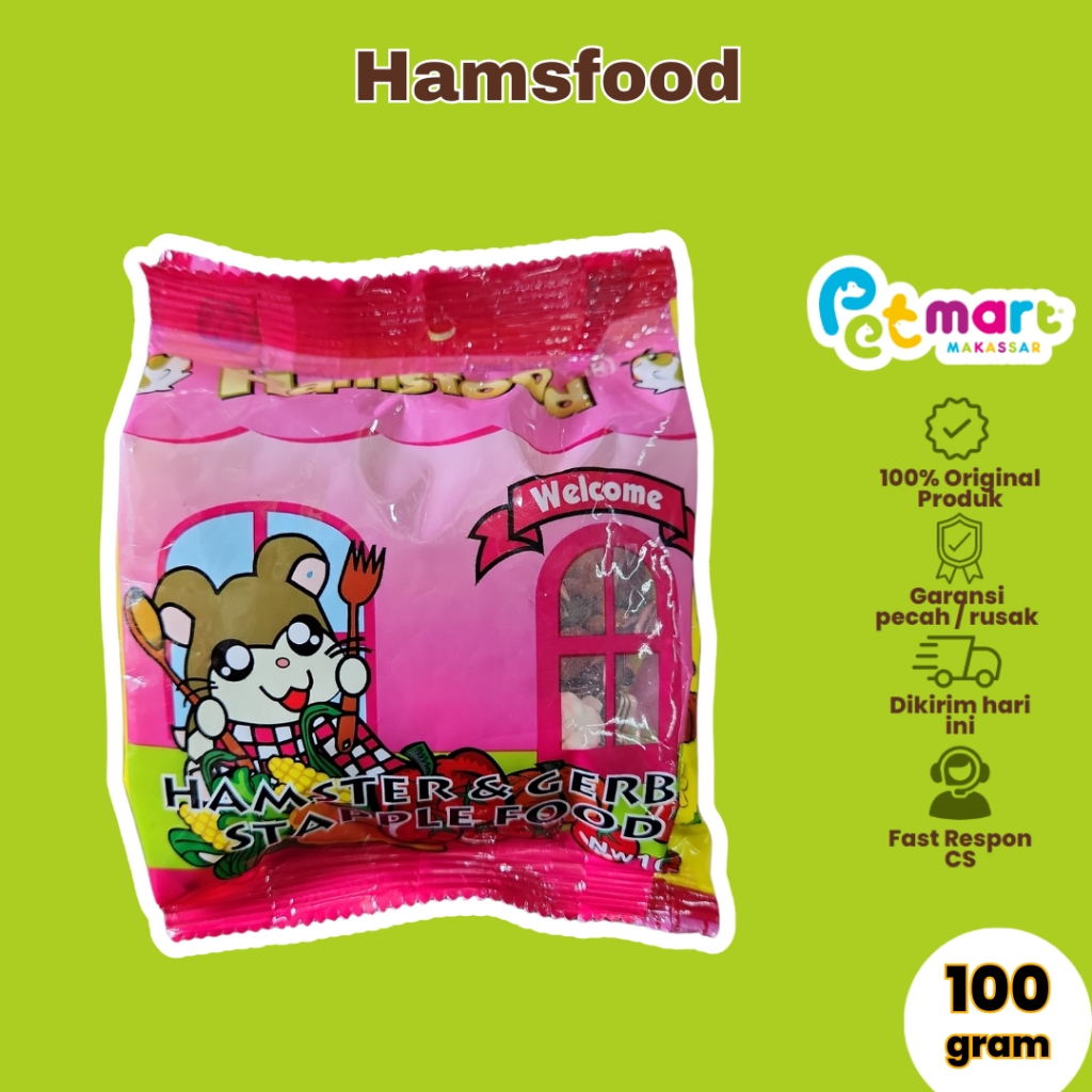 Jual Makanan Hamster Hamsfood 100 gr | Shopee Indonesia