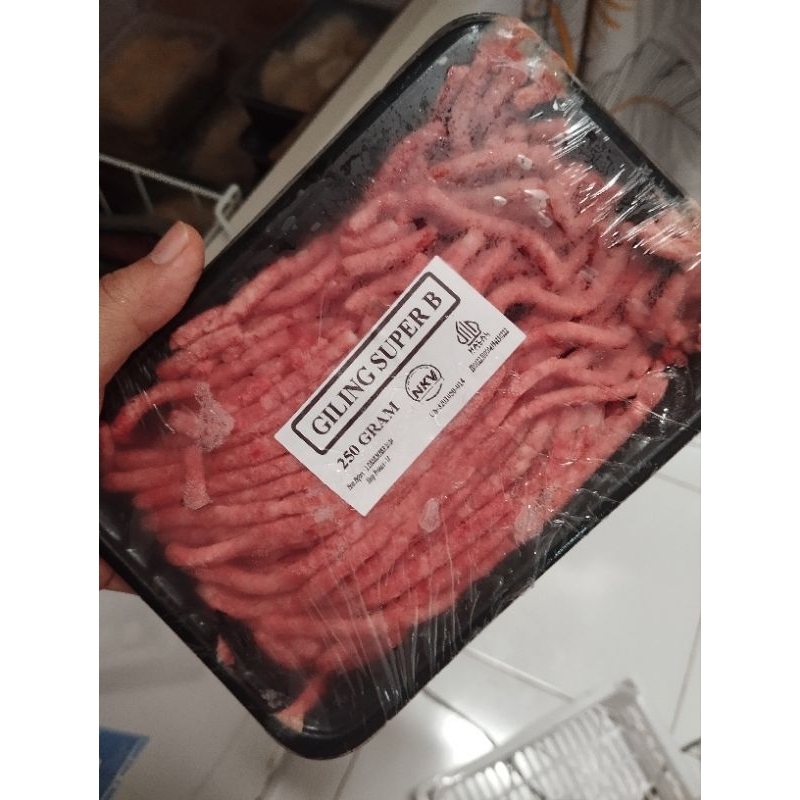 Jual DAGING SAPI GILING SUPER B (250g) | Shopee Indonesia