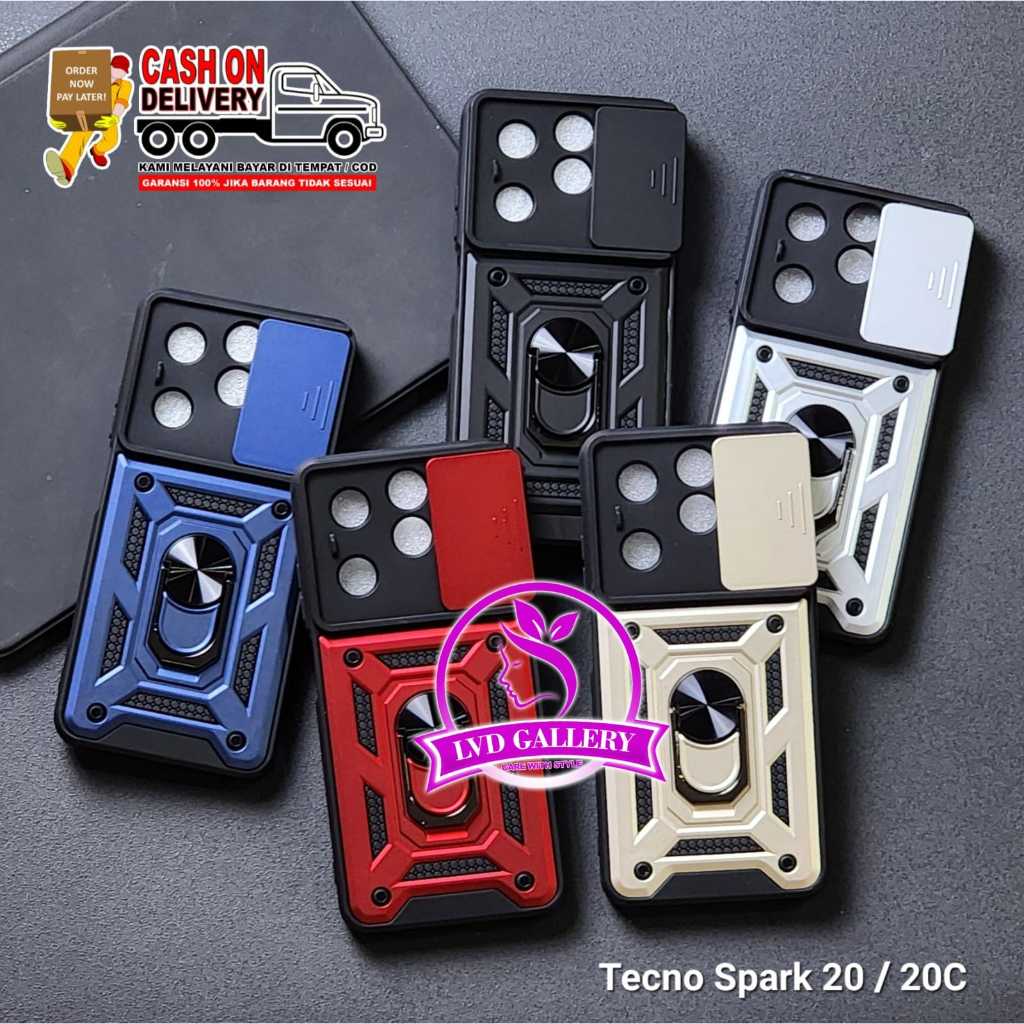 Jual Case Tecno Spark 20 Tecno Spark 20c Case Transformer Slide 2 In 1 Hardcase Robot Tecno