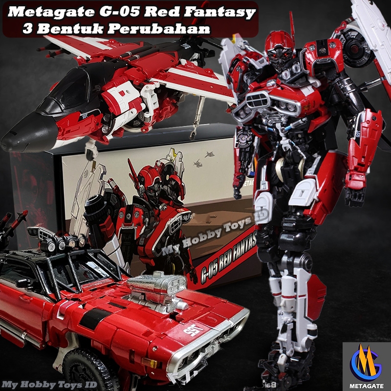 Jual Figure Transformers MetaGate G05 Red Fantasy 3 Bentuk Transfromer ...