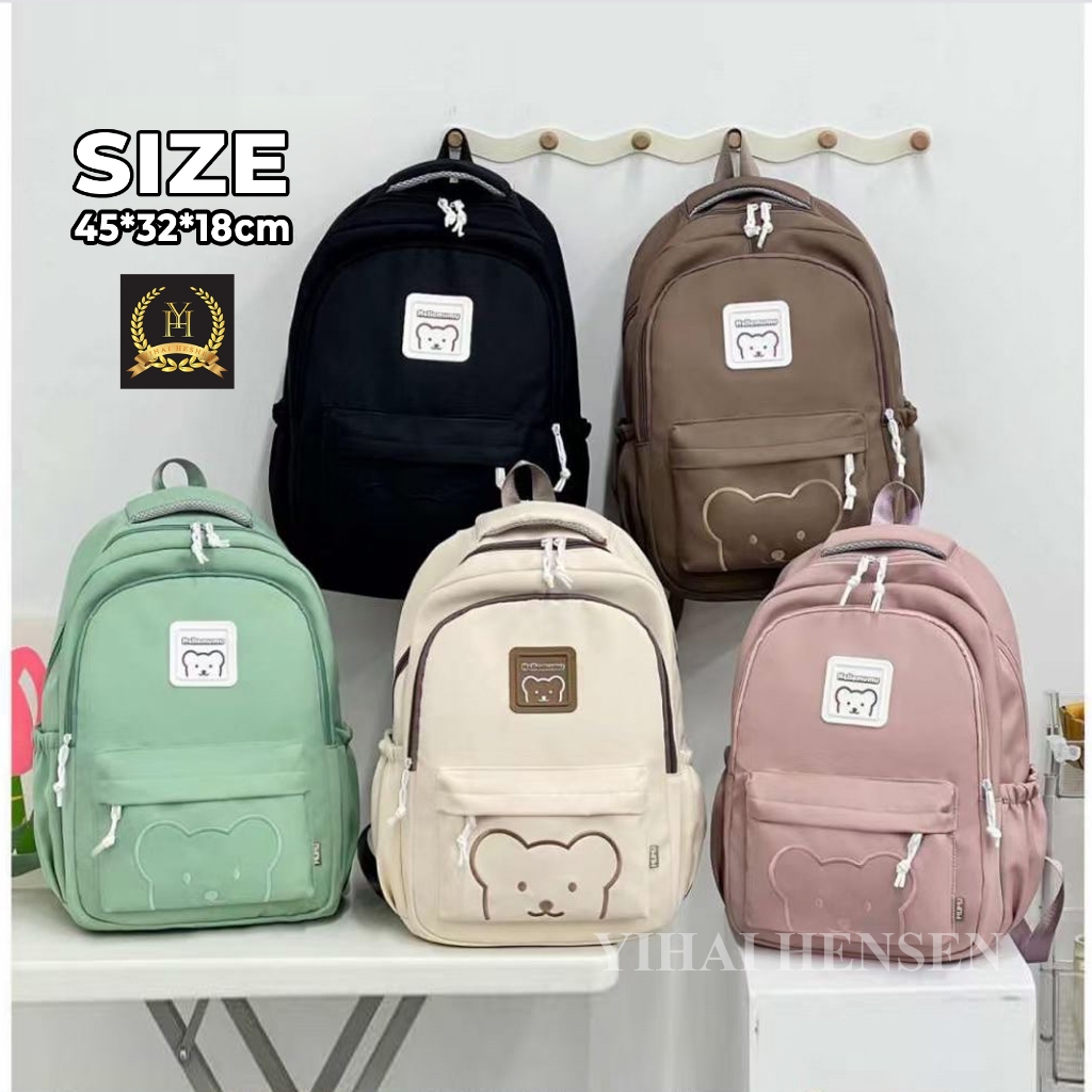 Jual [Y&H] Tas Ransel Sekolah Remaja Dewasa Tas Punggung Motif Simple ...