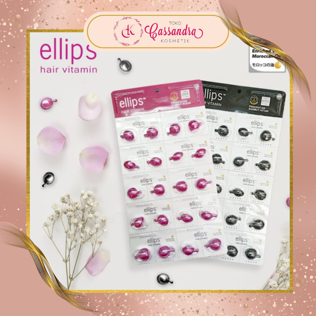 Jual ELLIPS HAIR VITAMIN BLISTER ISI 20 | Shopee Indonesia