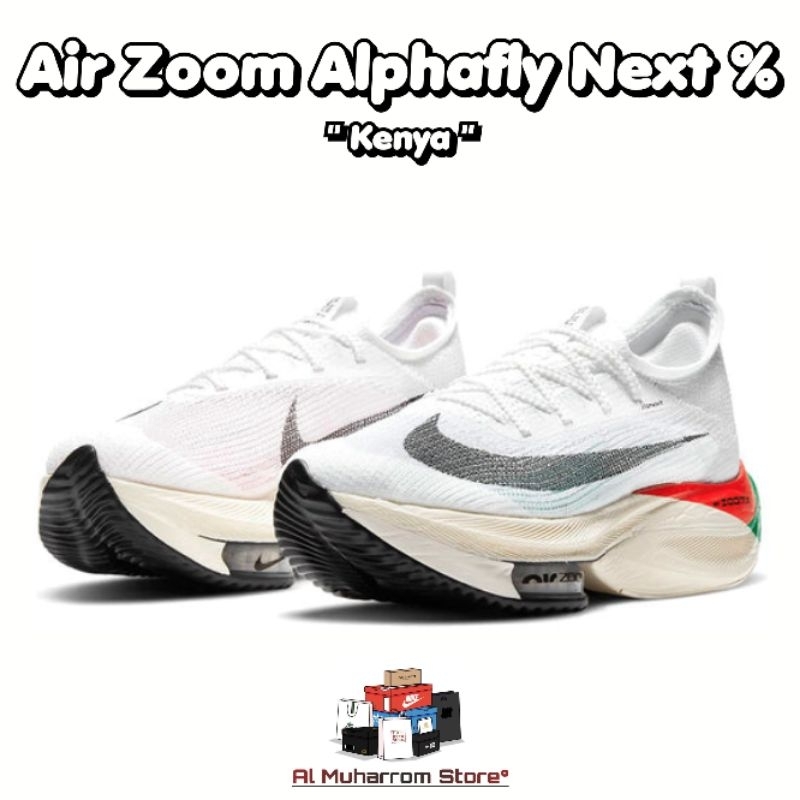 Jual Sepatu Running Air Zoom Alphafly Next % " Kenya " | Shopee Indonesia