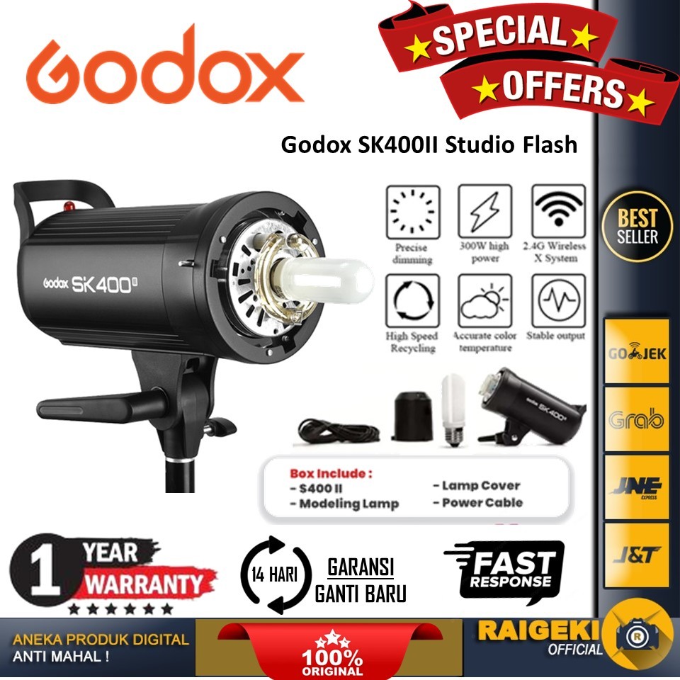 Jual Godox SK400II Studio Flash | Godox SK400 II SK 400 II SK 400II ...