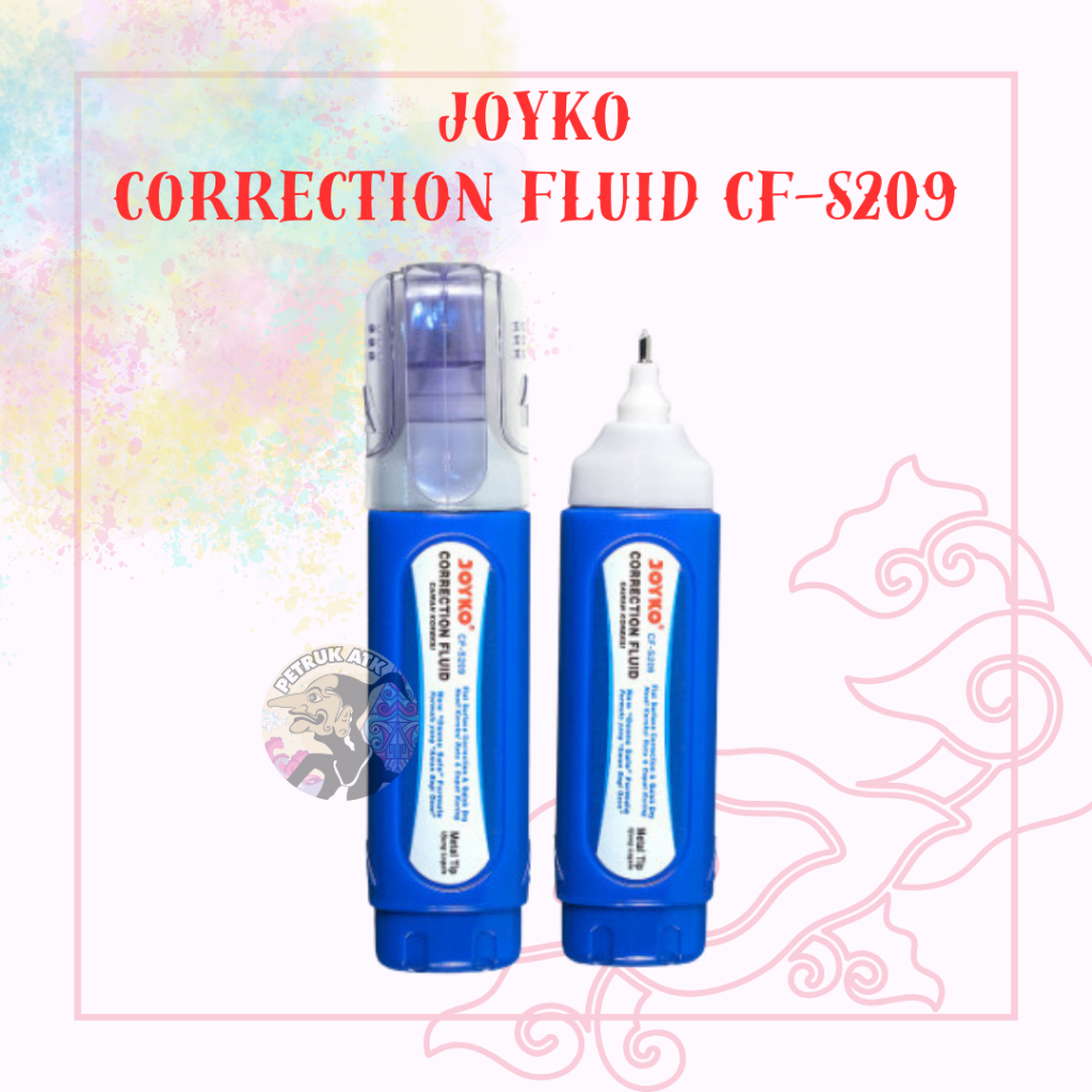 Jual [PCS] CORRECTION FLUID / CORRECTION PEN JOYKO CF-S209 | Shopee ...