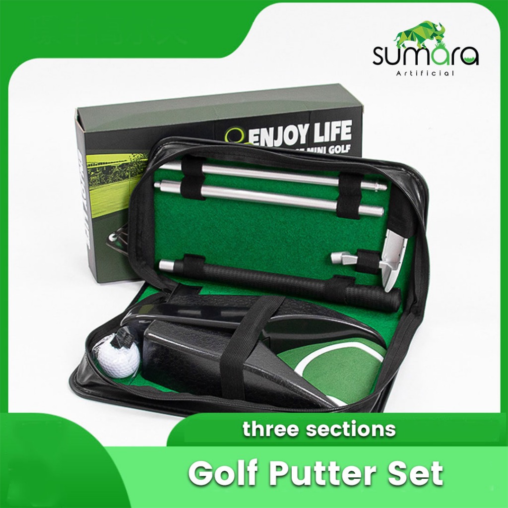 Jual Set Putter Stick Golf termasuk bola, Lubang cup dan panduan ...