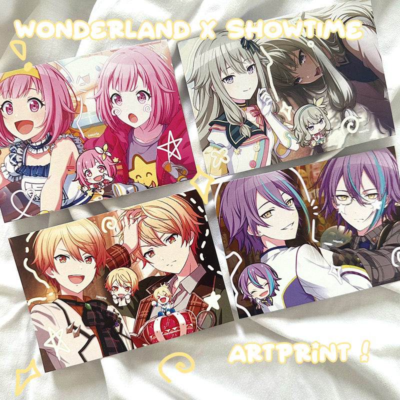 Jual wonderland x showtime artprints | project sekai wxs (rui, tsukasa ...