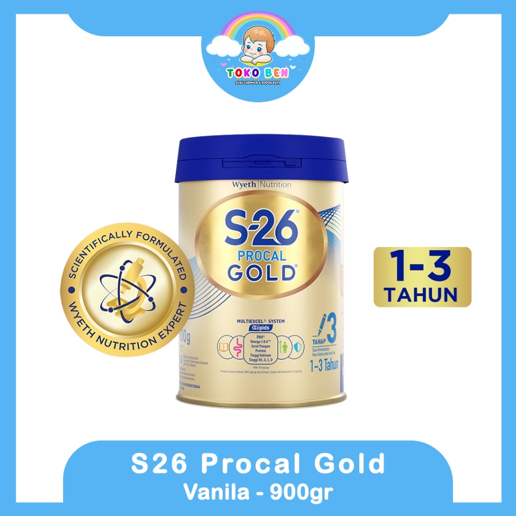 Jual susu S-26 Procal GOLD Tahap 3 Vanila Susu Pertumbuhan Anak Usia 1 ...