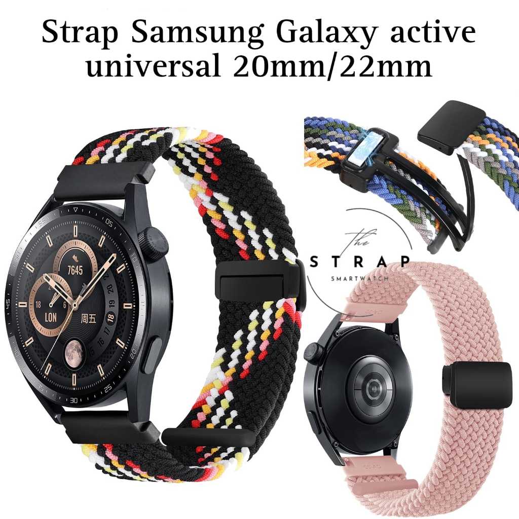 Jual Strap Samsung Watch MAGNECTIC BUCKLE Nylon 22mm / 20mm Bisa untuk ...