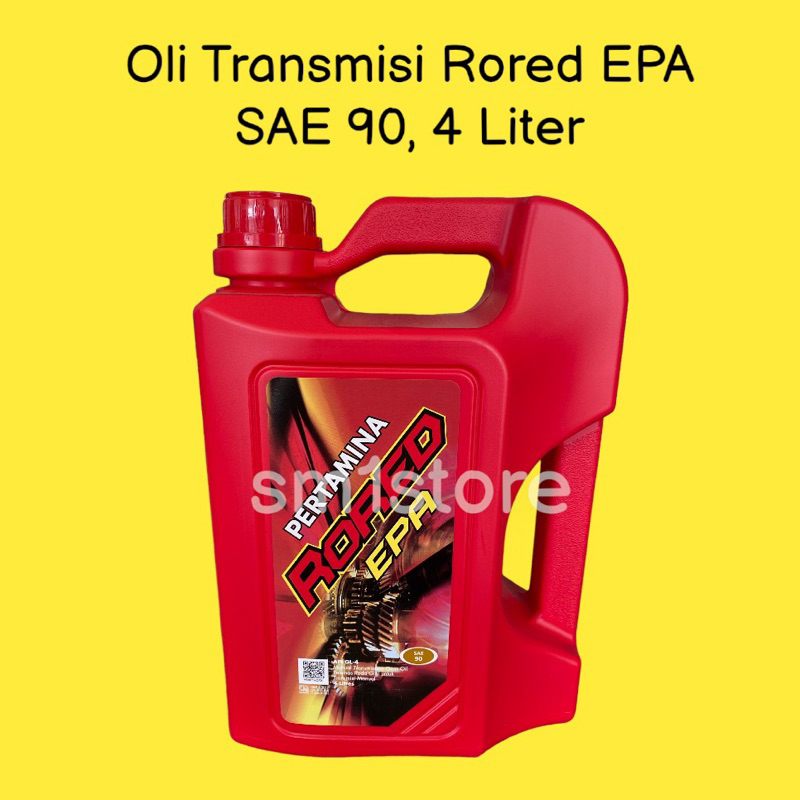 Jual Oli Transmisi SAE 90 Pertamina Rored EPA 4 Liter | Shopee Indonesia