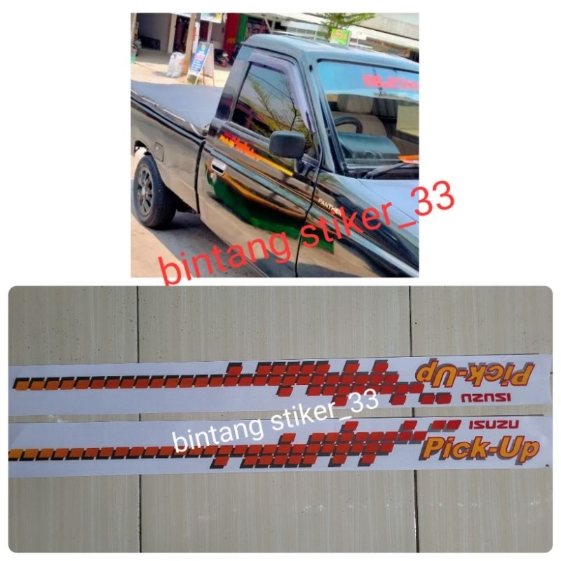 Jual Stiker isuzu panther pick up/stiker panther pick up/stiker panther ...