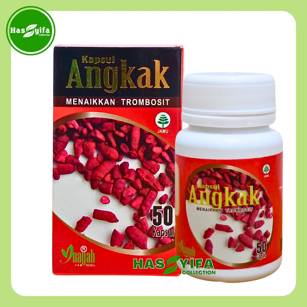Jual Kapsul Beras Merah Angkak Inayah Isi 50 | Shopee Indonesia