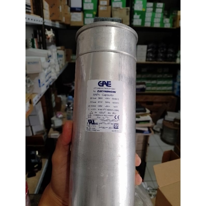 Jual KAPASITOR GAE 20KVAR MKPc 415V ORIGINAL | Shopee Indonesia