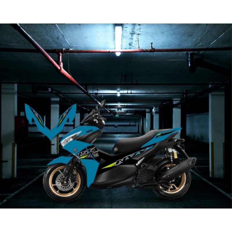 Jual striping sticker aerox new connected 155 motif nvx copy original ...