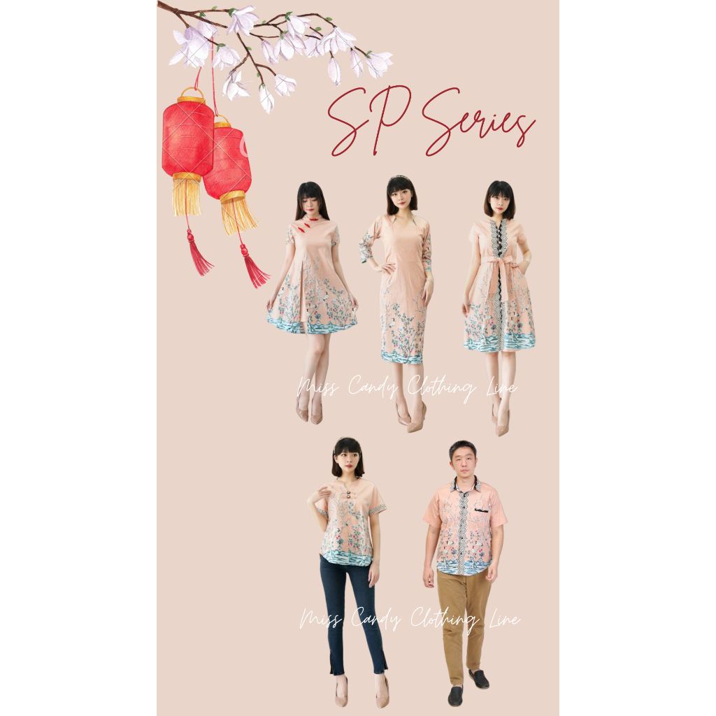 Jual Couple Batik Imlek Sincia Modern Atasan Dress Cheongsam Kemeja 045 ...