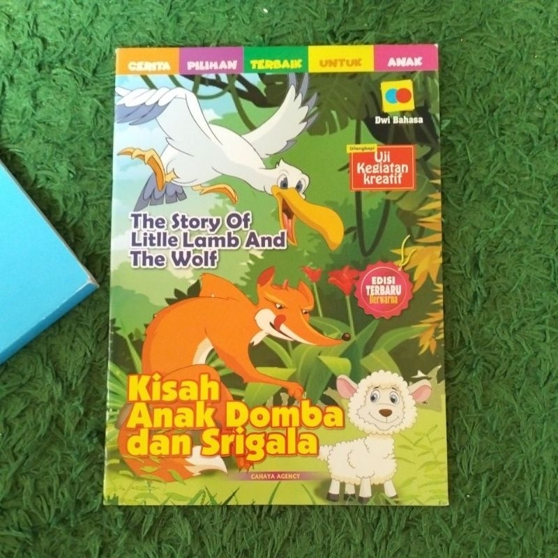 Jual ORIGINAL BUKU DONGENG CERITA ANAK KISAH ANAK DOMBA DAN SERIGALA SANG RUSA DENGAN SAHABATNYA ...
