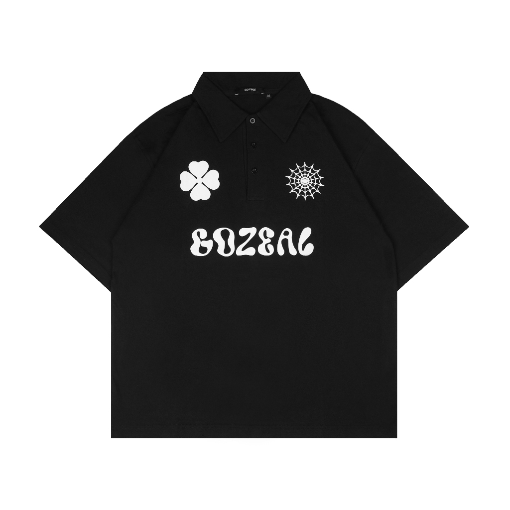 Jual Gozeal | T-Shirt Polo Oversized | Lotus | Shopee Indonesia
