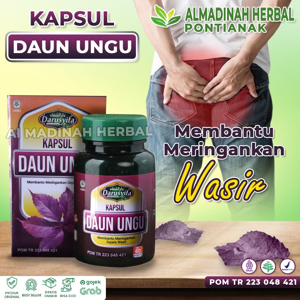 Jual KAPSUL DAUN UNGU DARUSYIFA 60 KAPSUL | Shopee Indonesia