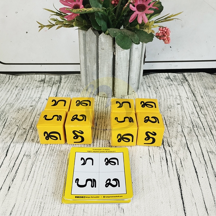 Jual Dadu Aksara Bali Kertas, Mainan Mencocokkan Aksara | Shopee Indonesia