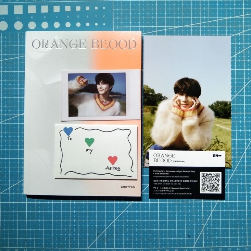 Jual Unsealed ENHYPEN Album Orange Blood Engene Ver. Jungwon Album only ...