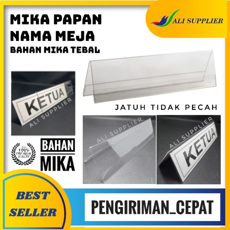 Jual MIKA MEJA PANITIA / NAMA MEJA / NAME TAG / PAPAN NAMA / PAPAN NAMA ... Jual MIKA MEJA PANITIA / NAMA MEJA / NAME TAG / PAPAN NAMA / PAPAN NAMA ...