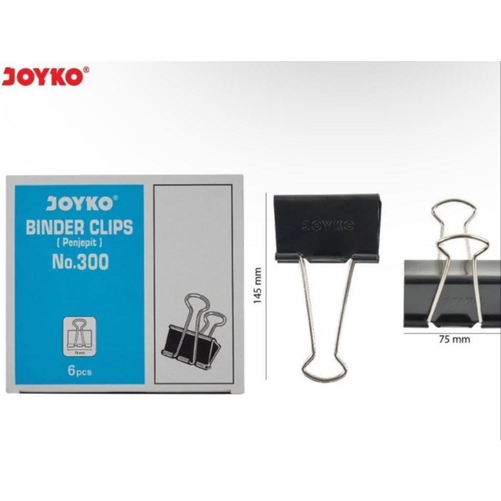 Jual BINDER CLIP 300 JOYKO ( 1 PACK ) HITAM | Shopee Indonesia