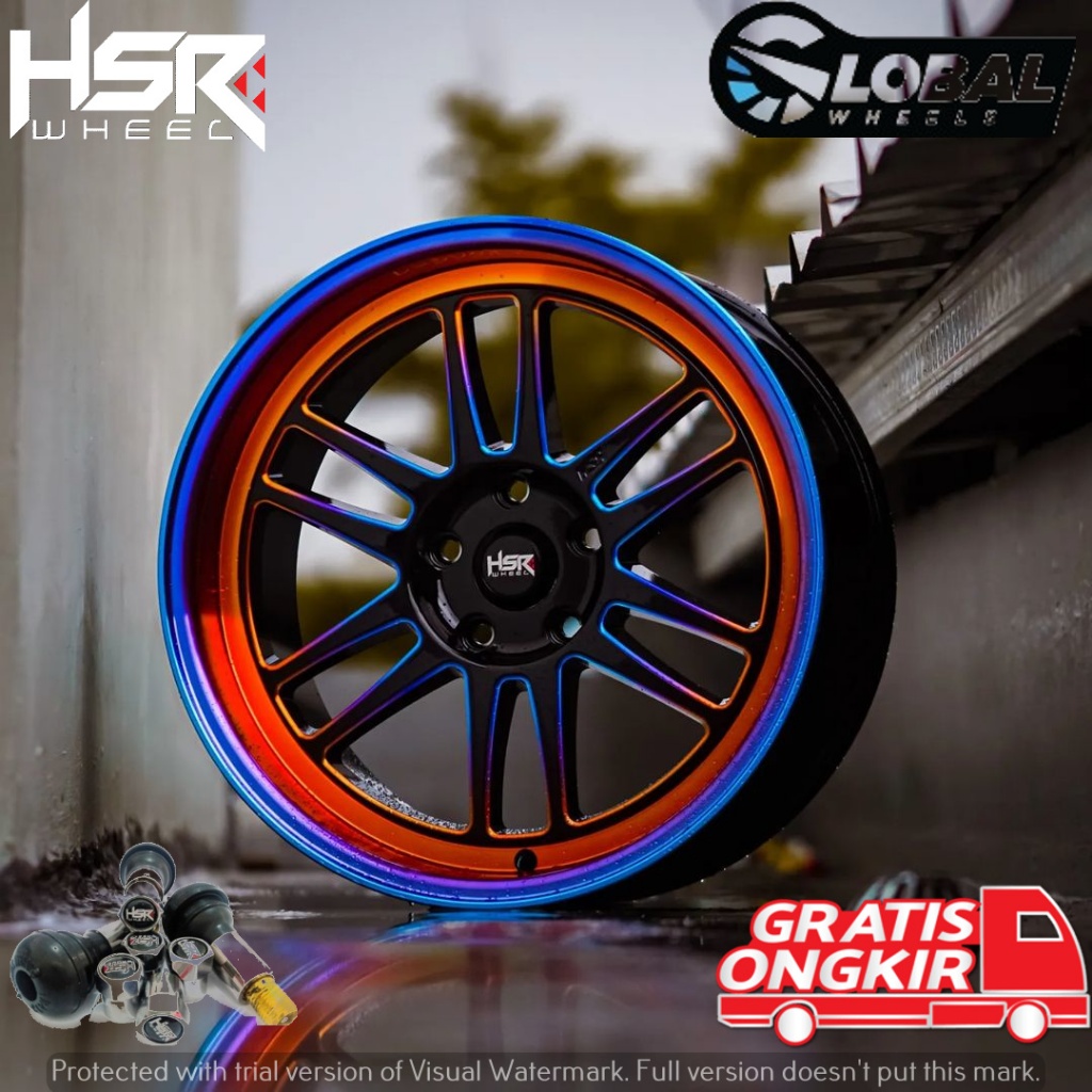 Jual Velg Mobil Racing Hsr Bly Boroko Ring 18 Innova Expander Civic Turbo Crv Hrv dll R 18 Hsr ...