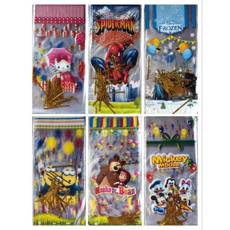 Jual {isi 24} Plastik Snack Ulang Tahun isi 24+-, plastik snack ultah ...