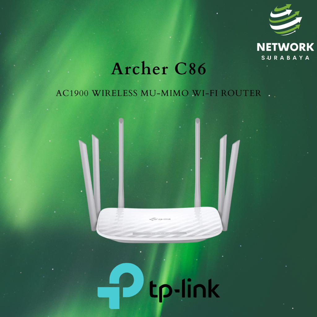 Jual TP-Link Archer C86 AC1900 Wireless MU-MIMO Wi-Fi Router | Shopee ...