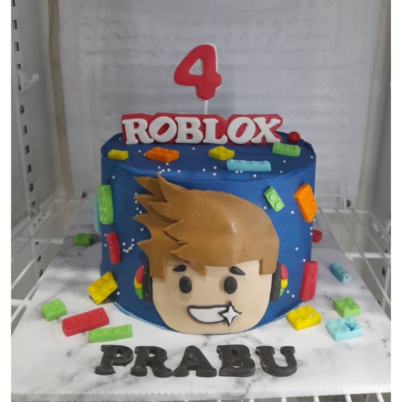 Jual CAKE BIRTHDAY ROBLOX / KUE ULANG TAHUN ROBLOX/ KUE ULTAH ROBLOK ...