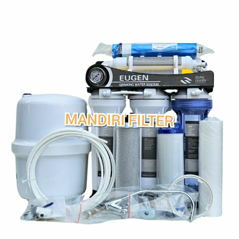 Jual Mesin (RO) Reverse Osmosis 100 Gpd Filter Air Minum 6 Step Eugen ...