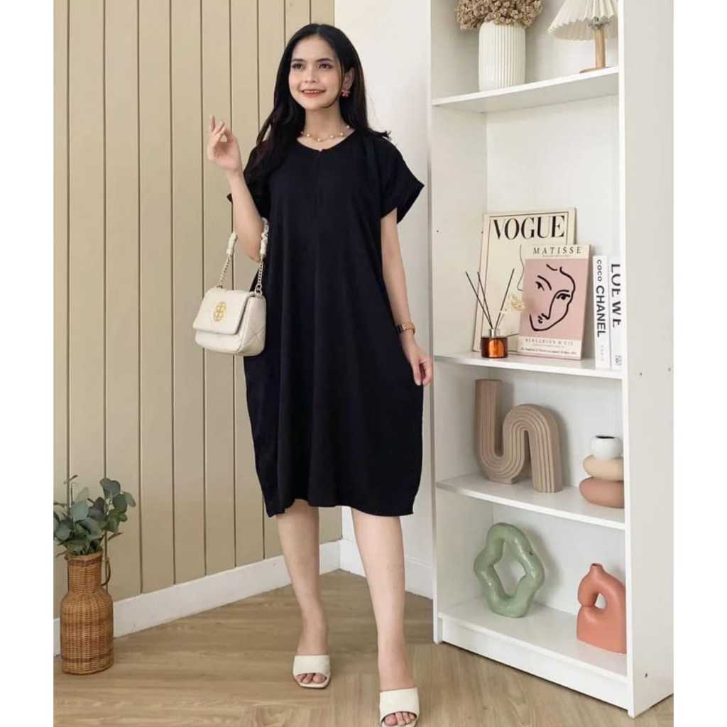 Jual Mini Dress Crinkle Daster Namira Jumbo Daster Murah Terbaru 2024 ...