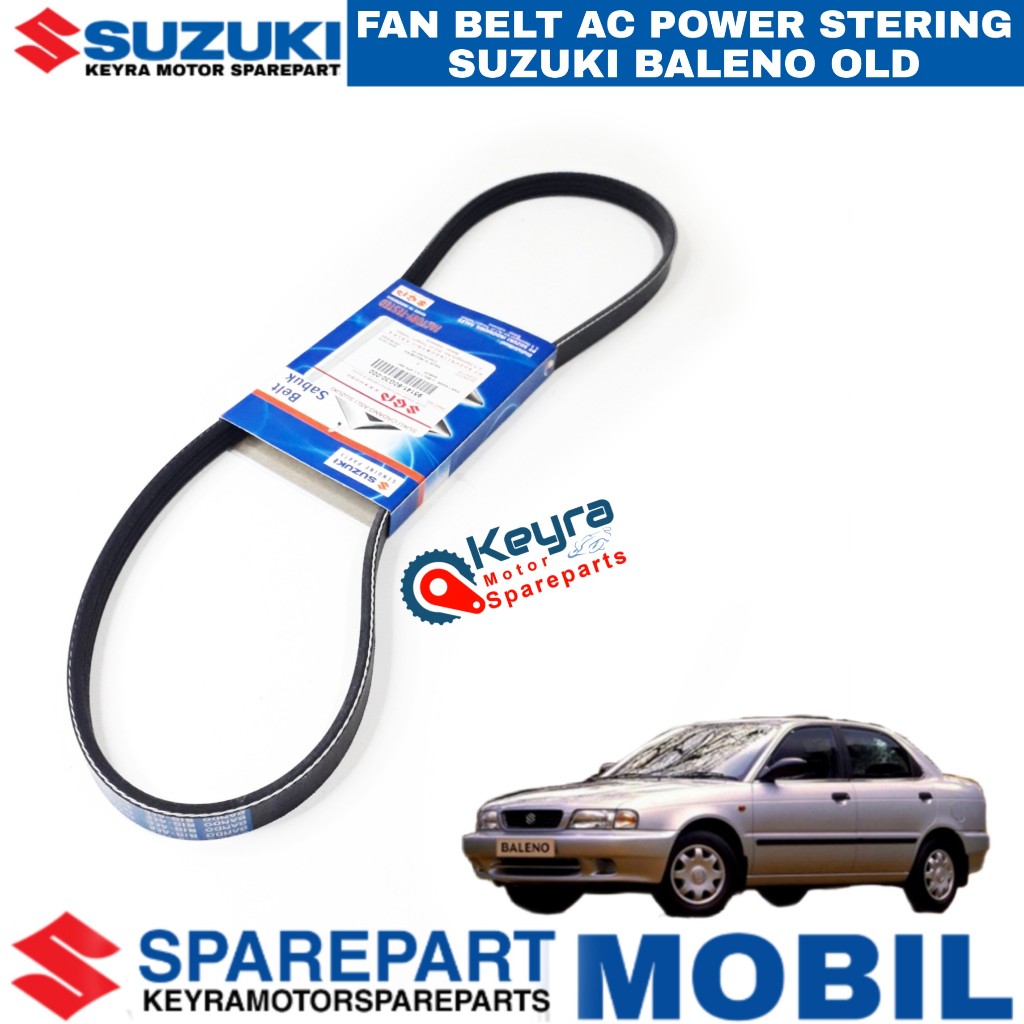 Jual FAN BELT AC / POWER STEERING SUZUKI BALENO OLD ASLI ORIGINAL ...