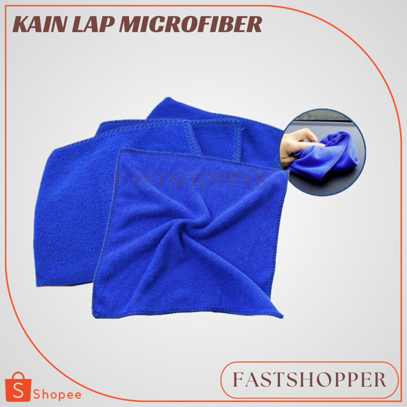 Jual KAIN LAP MICROFIBER SERBAGUNA SIZE KECIL +-24CM MF30 | Shopee Indonesia