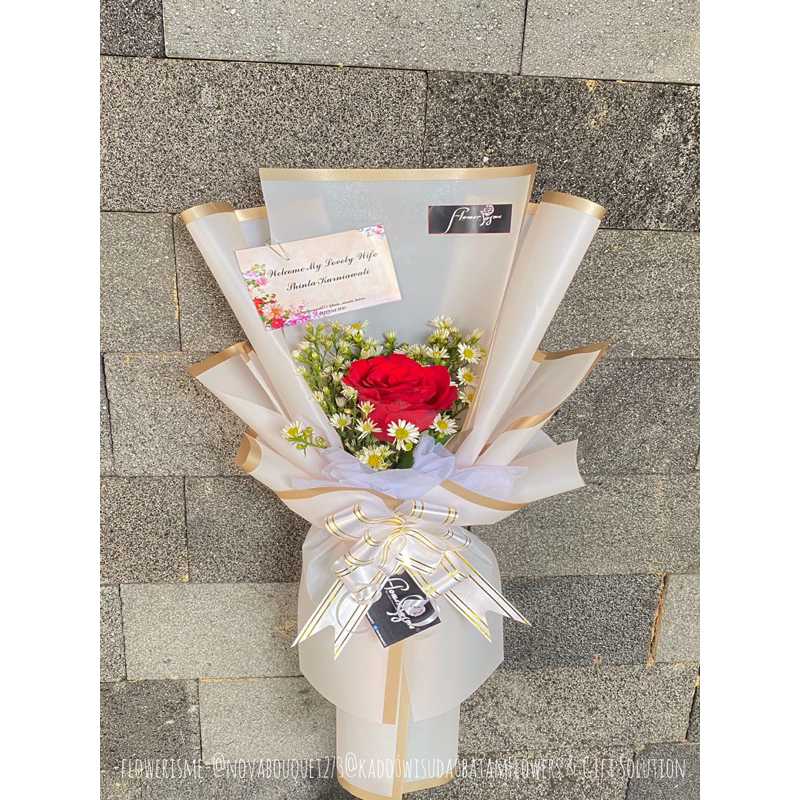 Jual buket bunga ulang tahun (BUNGA ASLI/ Fresh) | Shopee Indonesia