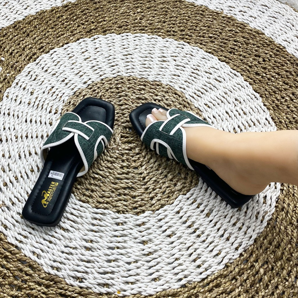 Jual Contemporary Women's Sandals | Sandal Slop Wanita Santai Kekinian ...