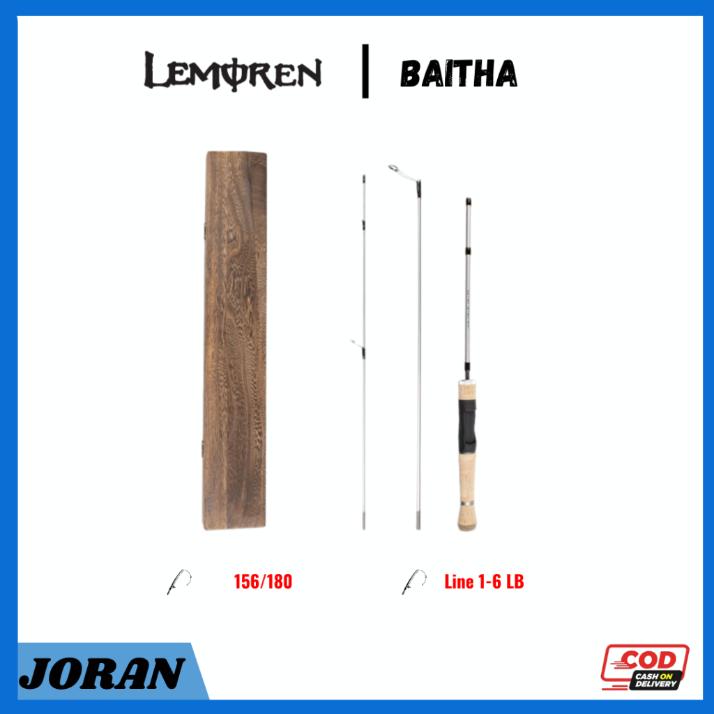 Jual Lemoren Joran Pancing Dengan Box Spinning Casting UL-tuned 156/180m JP034 | Shopee Indonesia
