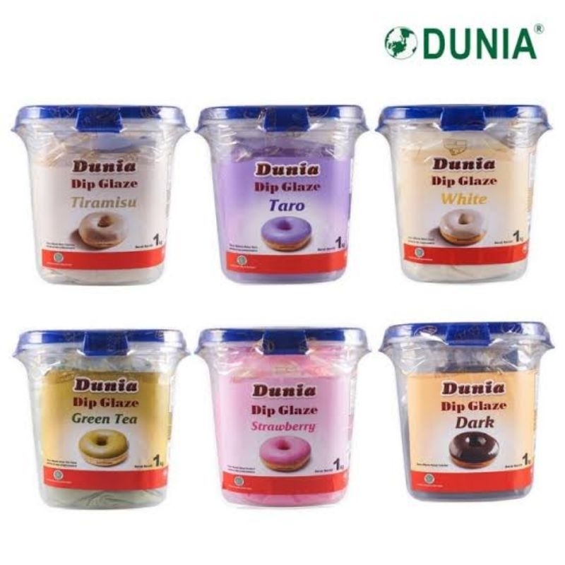 Jual DUNIA DIP GLAZE DIPGLAZE UKURAN KEMASAN PACKING EMBER PAIL 1KG 1 ...