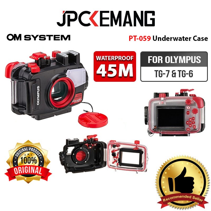 Jual Olympus PT-059 Underwater Housing for TG-7 TG-6 Dive Case PT059 OM System Original | Shopee ...