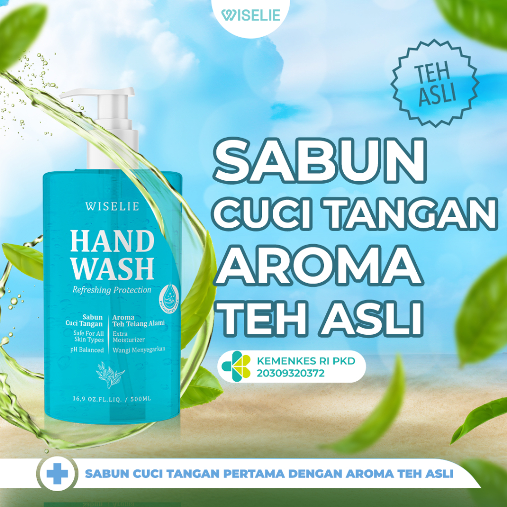 Jual Wiselie Handwash Sabun Cuci Tangan Aroma Teh Alami Pembersih Kuman ...
