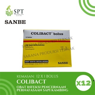 Jual COLIBACT 1 DUS ISI 12 BOLUS SANBE OBAT INFEKSI PERNCERNAAN ...