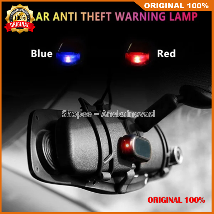 Jual Lampu Solar Flash Led Anti Maling Mobil Fake Flash Car Alarm ...