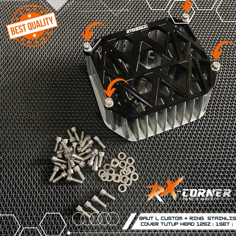 Jual Baut Baud L Custome Stainlis Cover Tutup Head 125z ( 1set ...
