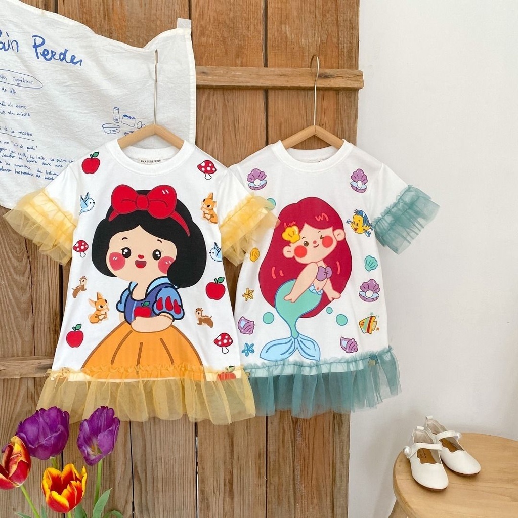 Jual PROMO 6.6 heybaby DRESS SNOWHITE AND MERMAID Santai Motif Kartun ... Jual PROMO 6.6 heybaby DRESS SNOWHITE AND MERMAID Santai Motif Kartun ...
