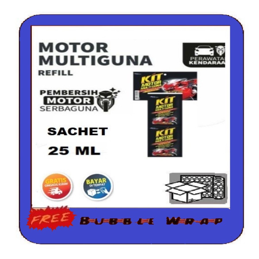 Jual KIT MULTIGUNA SACHET PENGGILAP BODY KIT MOTOR MULTIGUNA SILICONE ...